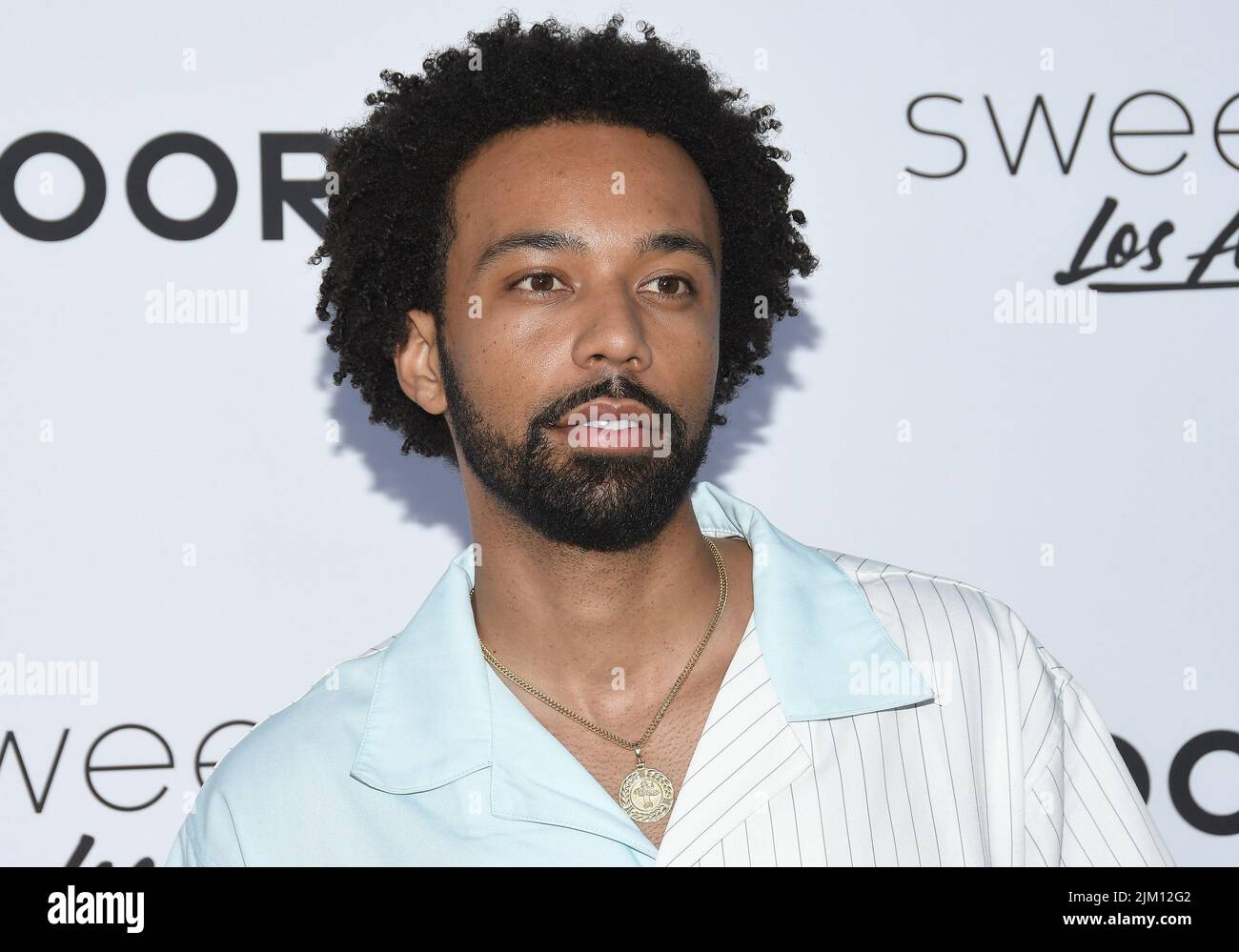 Pjae Compton arrives at the HBO Max's SWEET LIFE Season 2 Premiere held ...