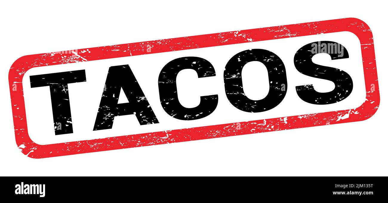 Tacos word Cut Out Stock Images & Pictures - Alamy