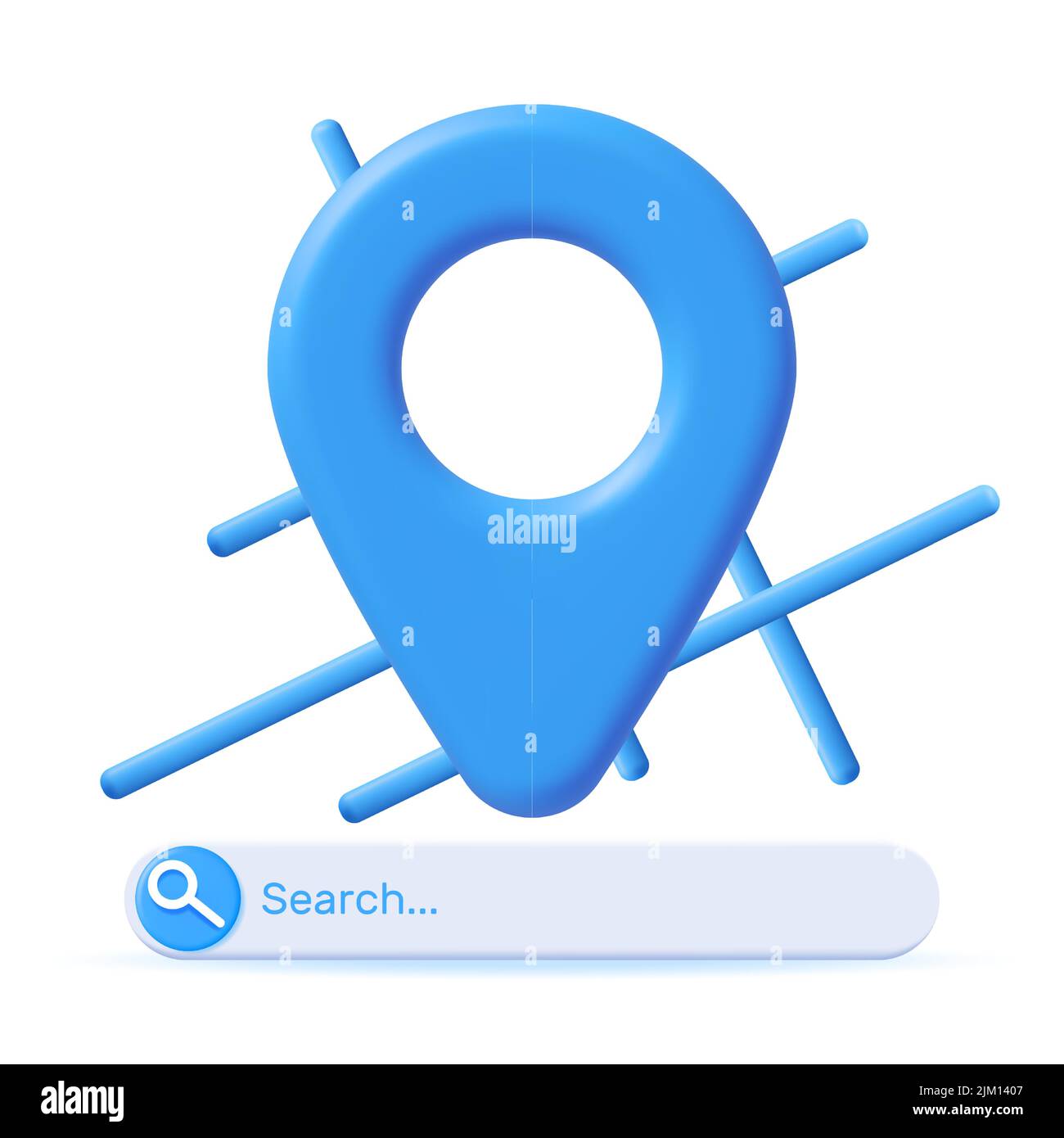 Location search engine icon Cut Out Stock Images & Pictures - Alamy