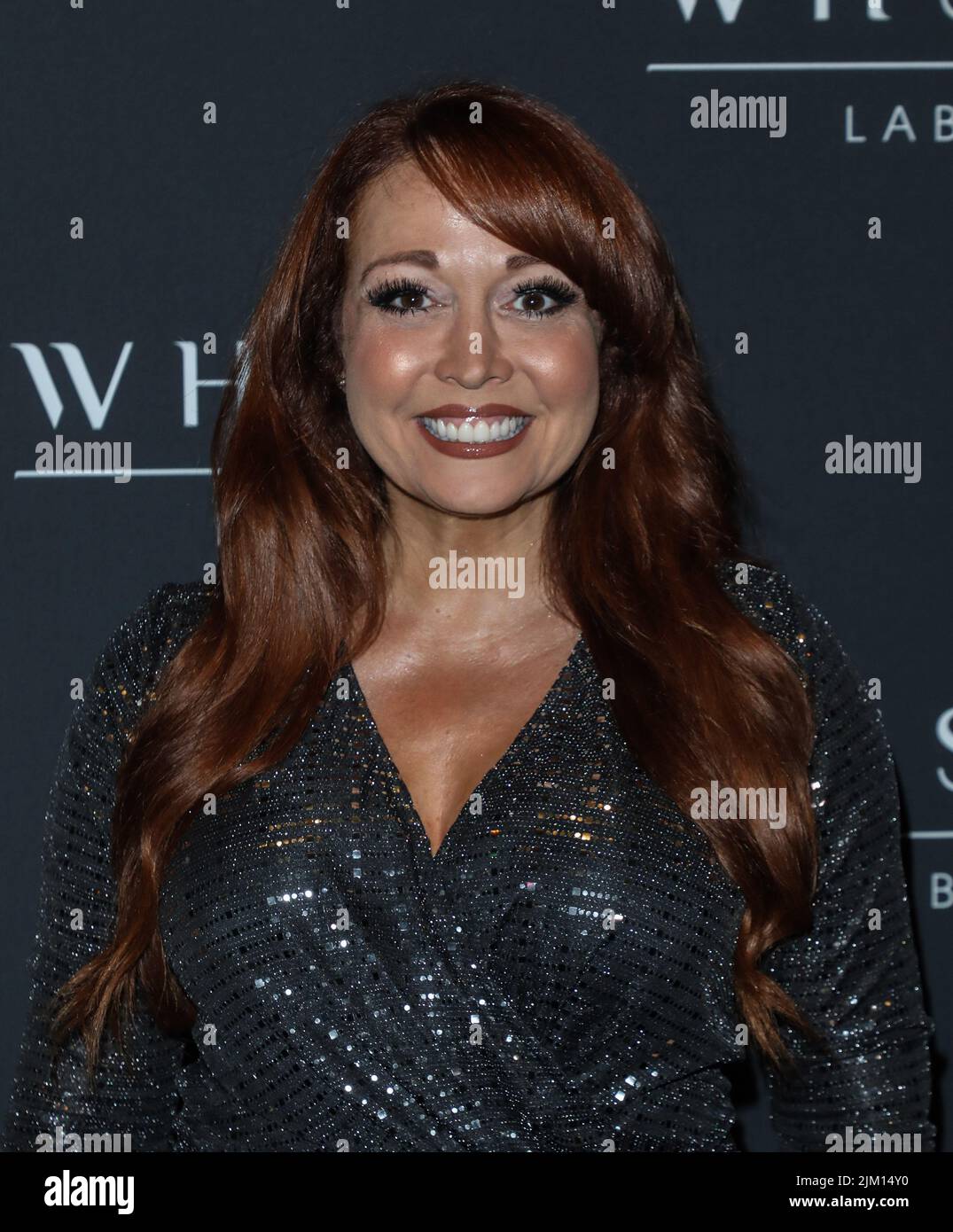 Amy Anzel seen attending the WHSKY Label launch party at Aures in ...