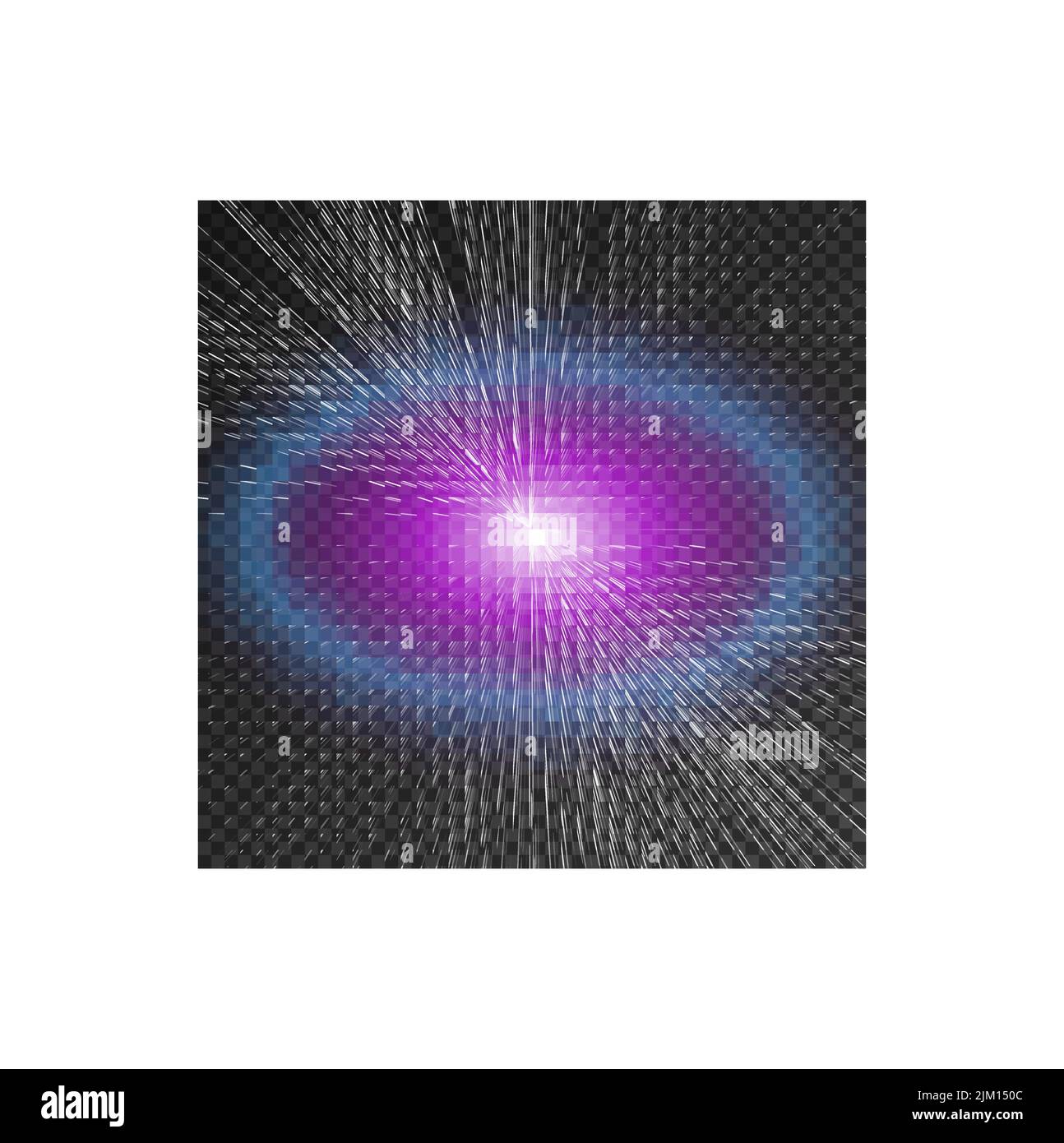 Light effect, speed effect, outer space in transparent background ...