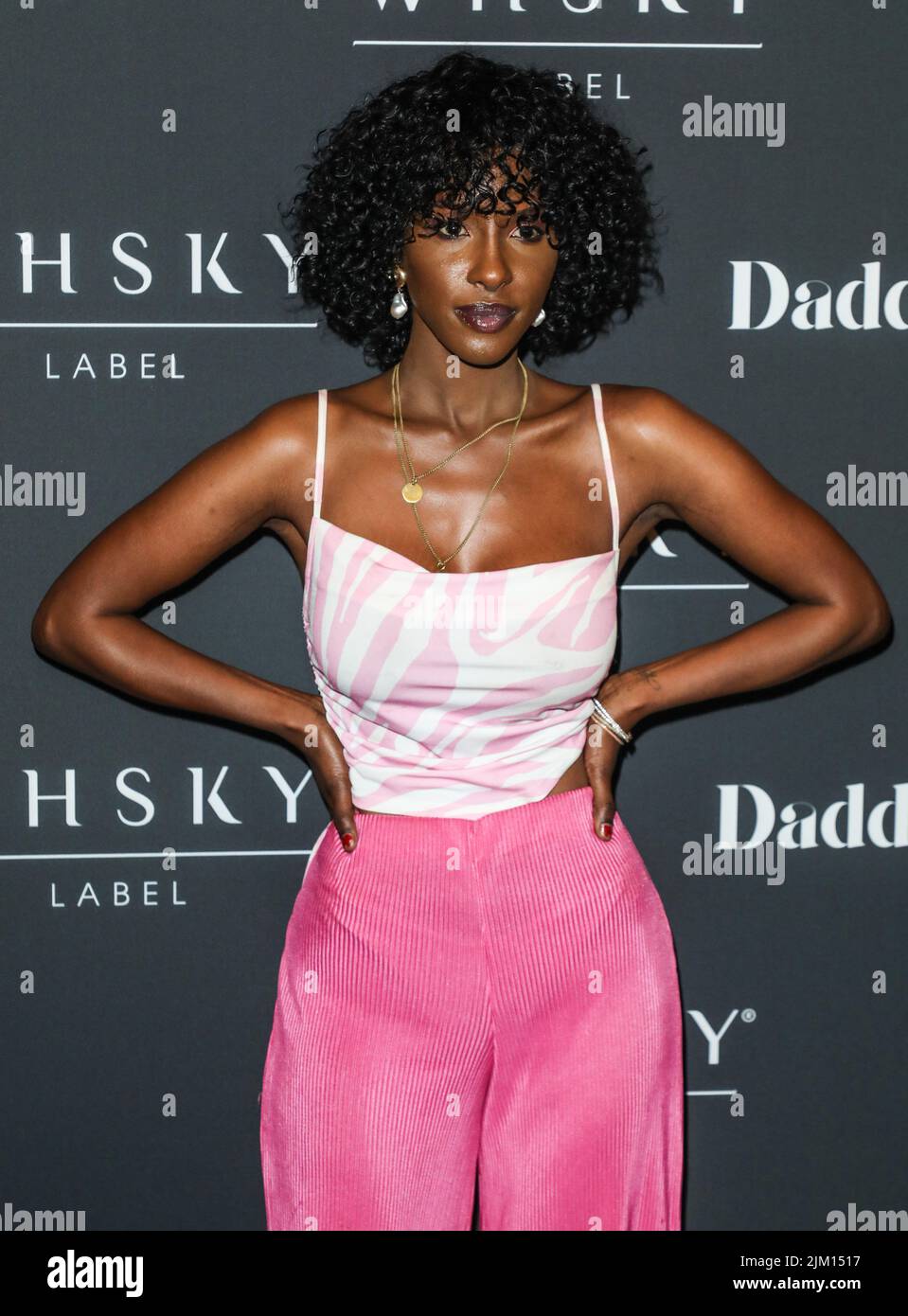 Sarah Mulindwa seen attending the WHSKY Label launch party at Aures in ...