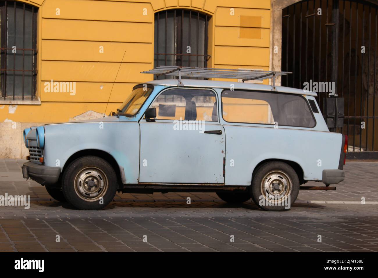 Old mini in Budapest Stock Photo - Alamy