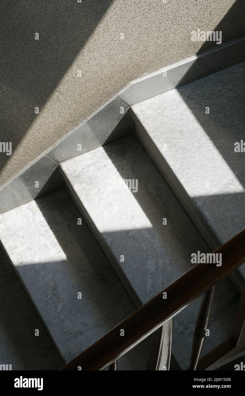 Sunlit stairs hi-res stock photography and images - Alamy