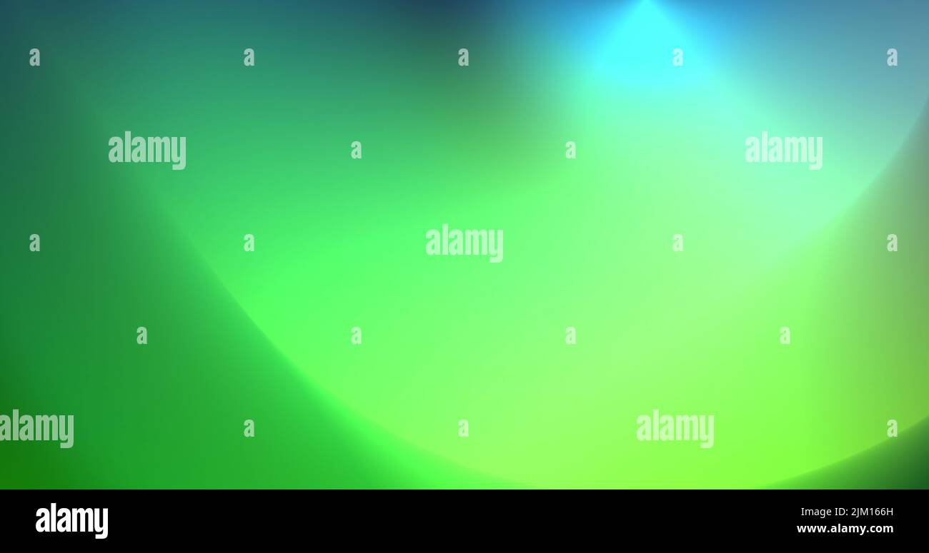 Image of glowing green gradient abstract out of focus shapes Stock ...