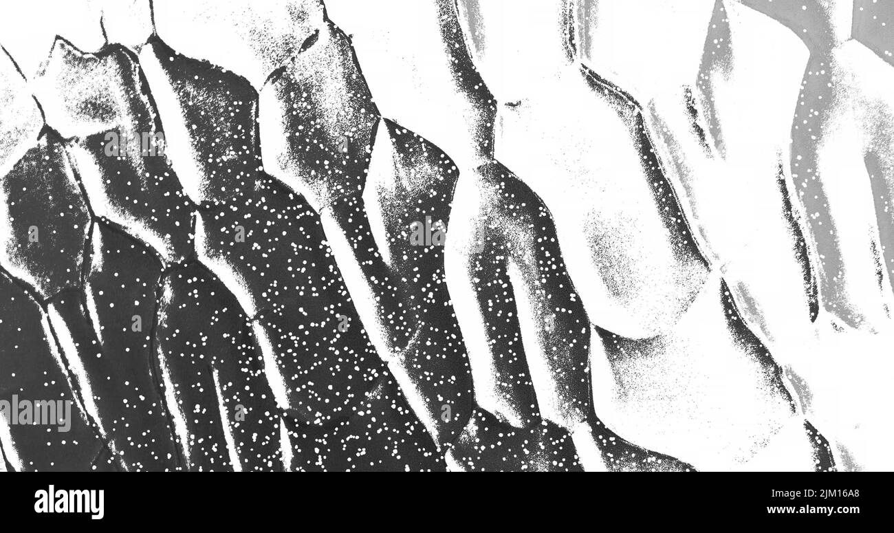 Image of moving shapes on black background Stock Photo - Alamy