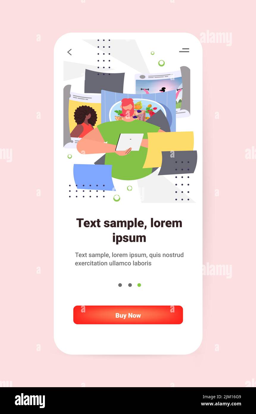 man blogger sharing photos at social networks making posts for ...