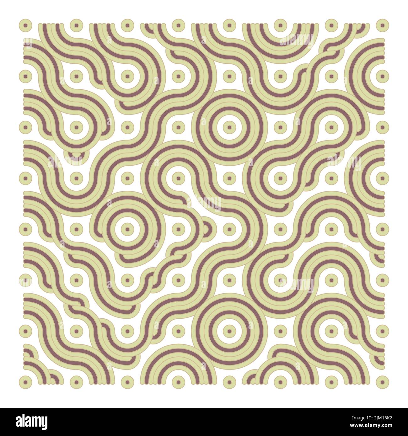 Random color rounded truchet tiling illustration Stock Vector Image ...