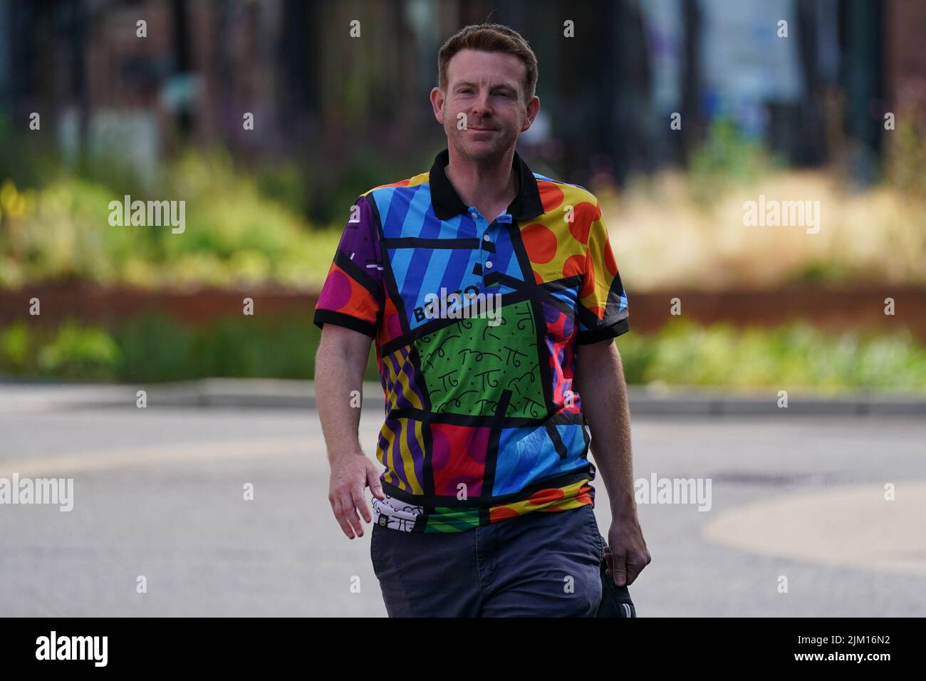 Ex-BBC presenter Alex Belfield arrives at Nottingham Crown Court where ...