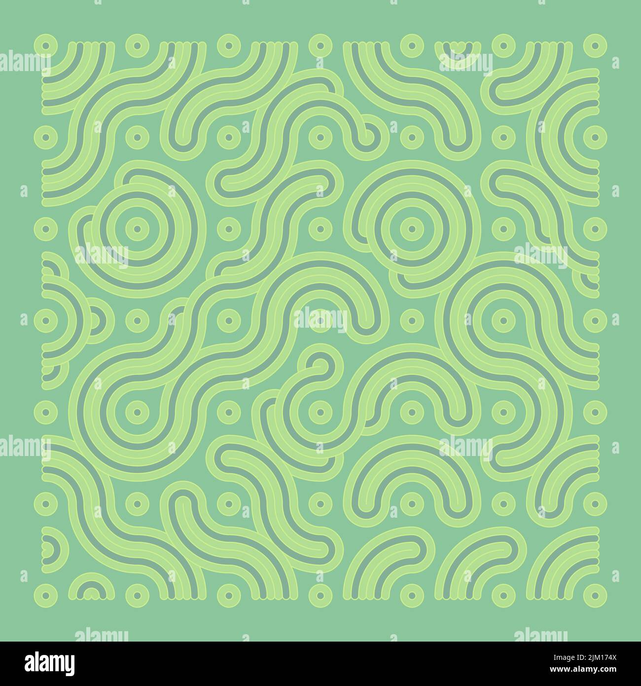 Random color rounded truchet tiling illustration Stock Vector Image ...