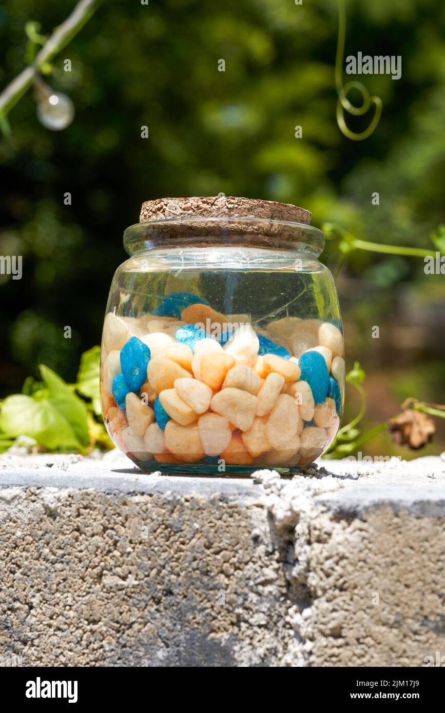 Sand jar stones hi-res stock photography and images - Alamy