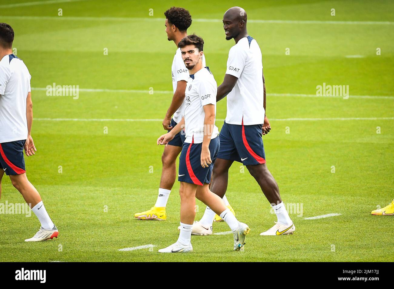 Vitor MACHADO FERREIRA (Vitinha) of PSG and Danilo PEREIRA of PSG ...