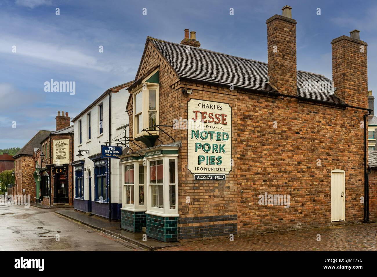 Victorian Butchers Shop at Blists Hill Victorian Village, Ironbridge ...