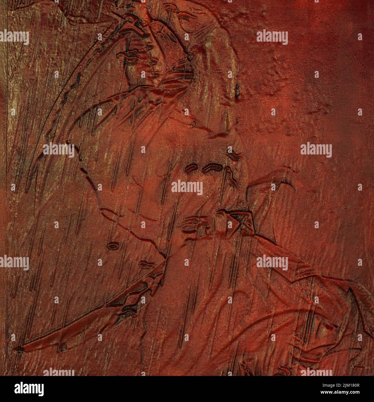 Imam Hussein striking a blow to his enemies in the battle of Karbala ...