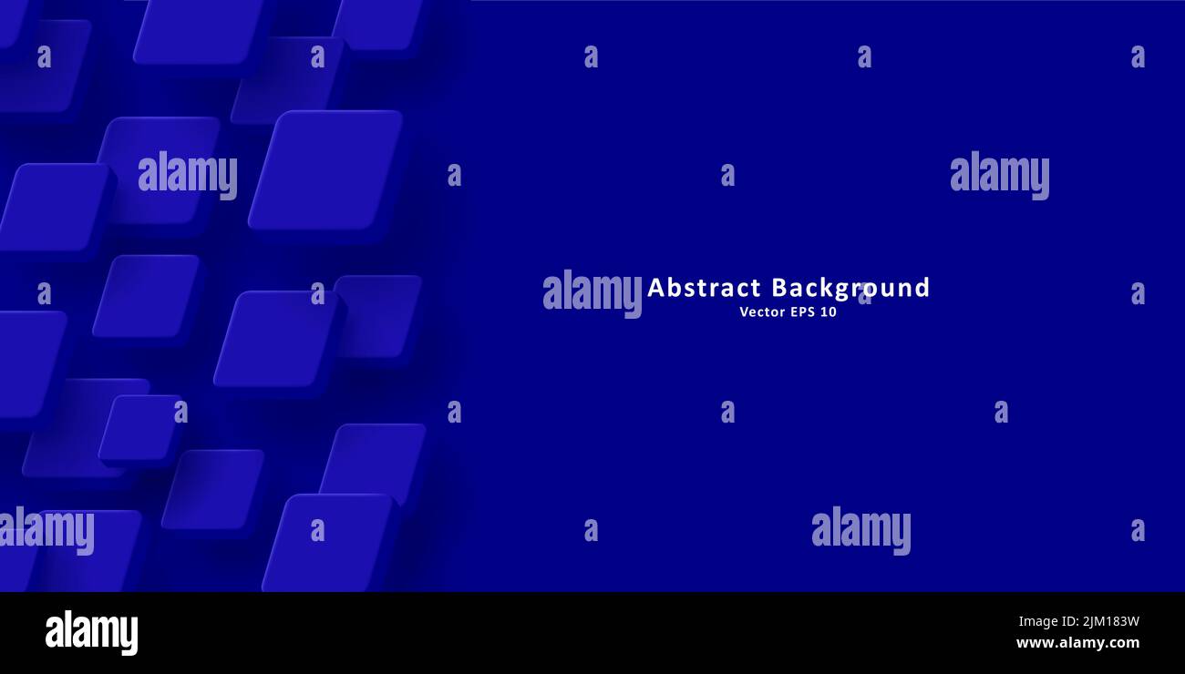 Abstract background of 3d cubes creating volume texture. Vector ...