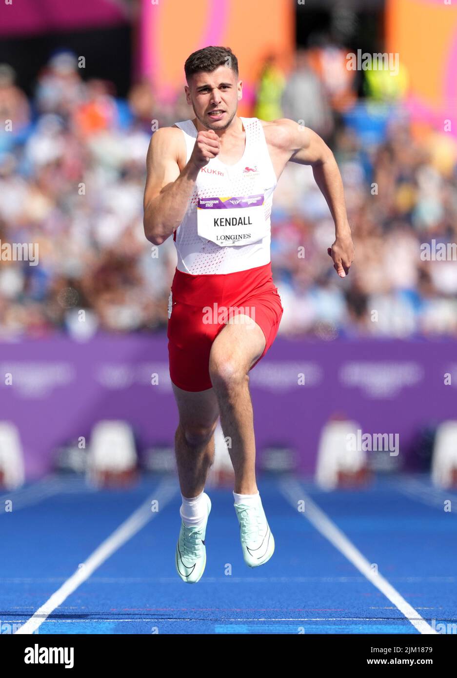 England's Harry Kendall during the Men's Decathlon 100 metres at ...