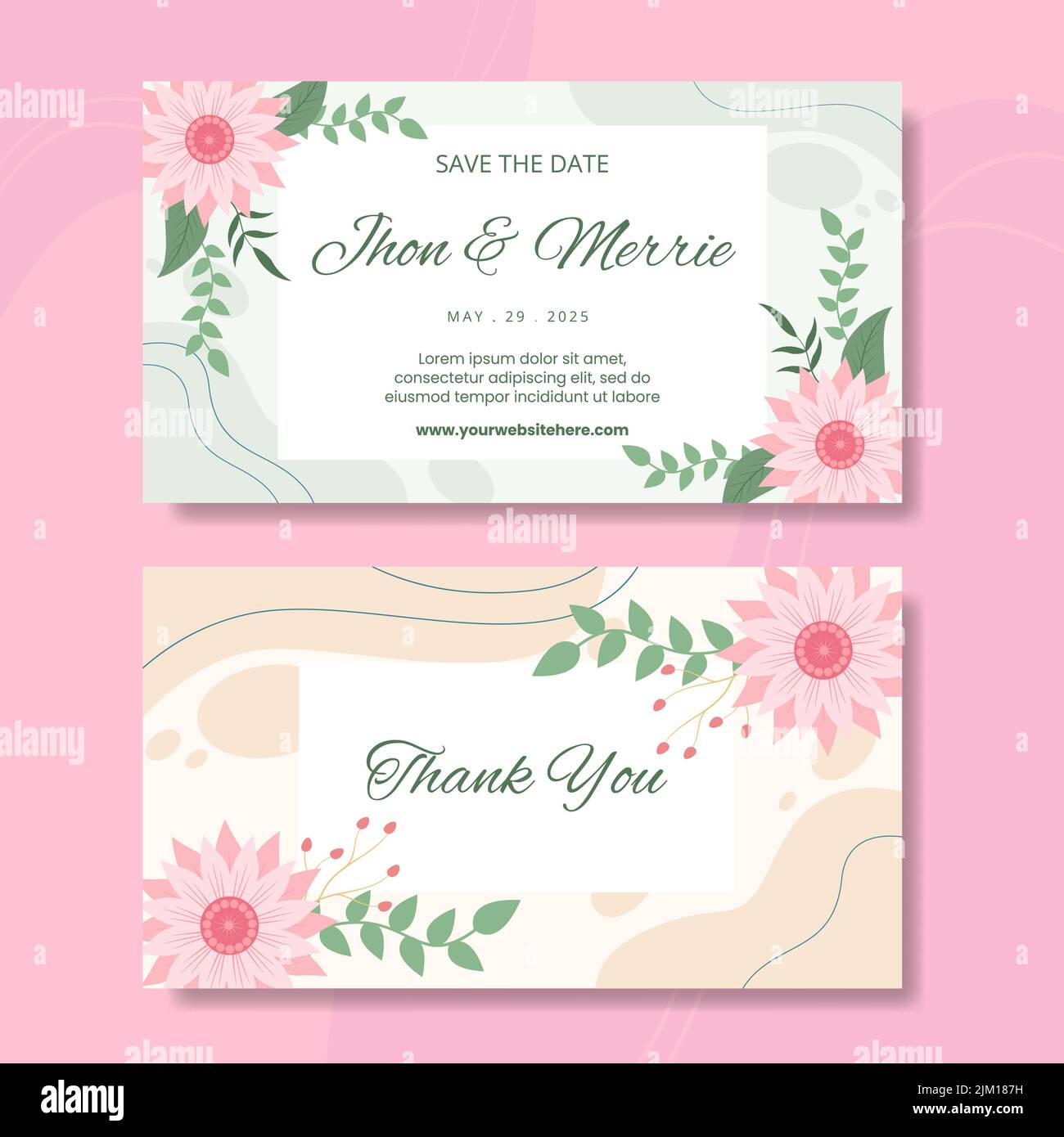 Green border horizontal business Stock Vector Images - Alamy