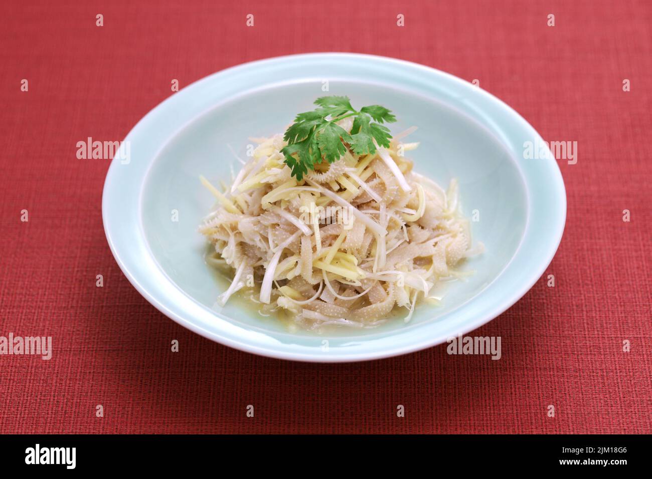White omasum( beef tripe ) with ginger, Chinse cuisine Stock Photo - Alamy