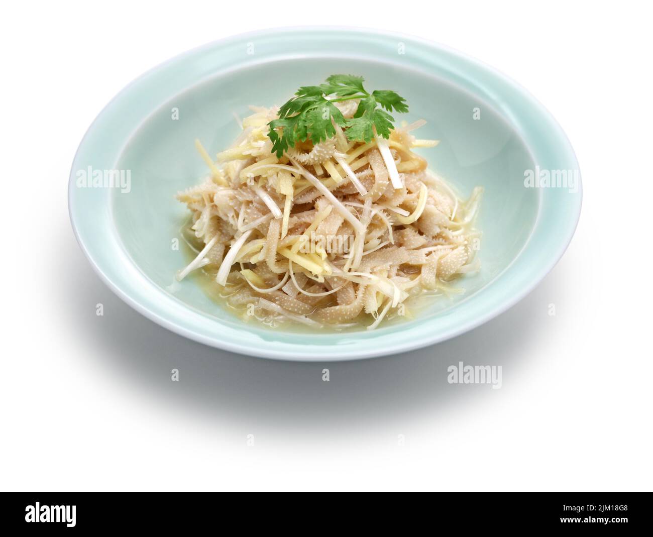 White omasum( beef tripe ) with ginger, Chinse cuisine Stock Photo - Alamy