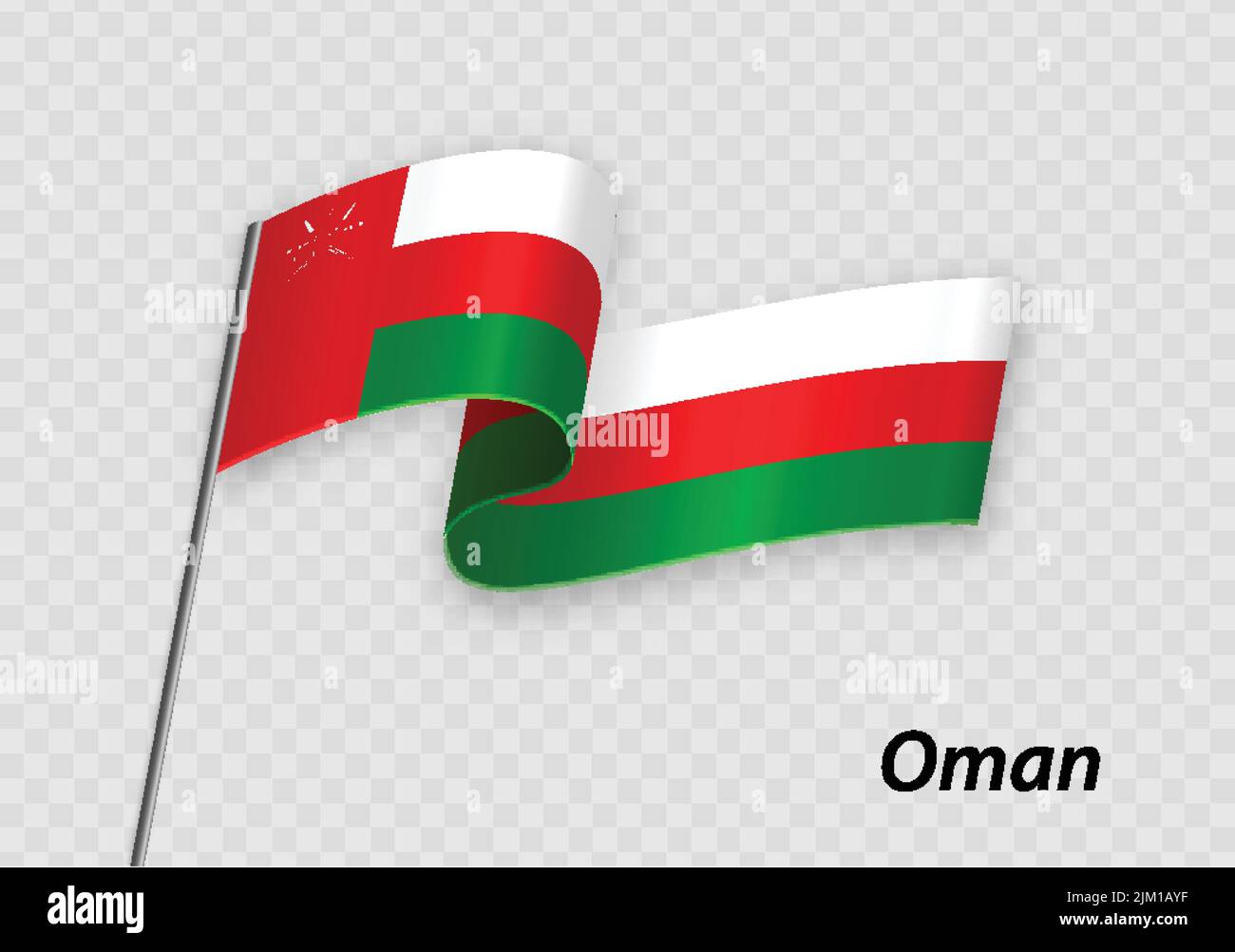 Vector flagpole with oman flag hi-res stock photography and images - Alamy