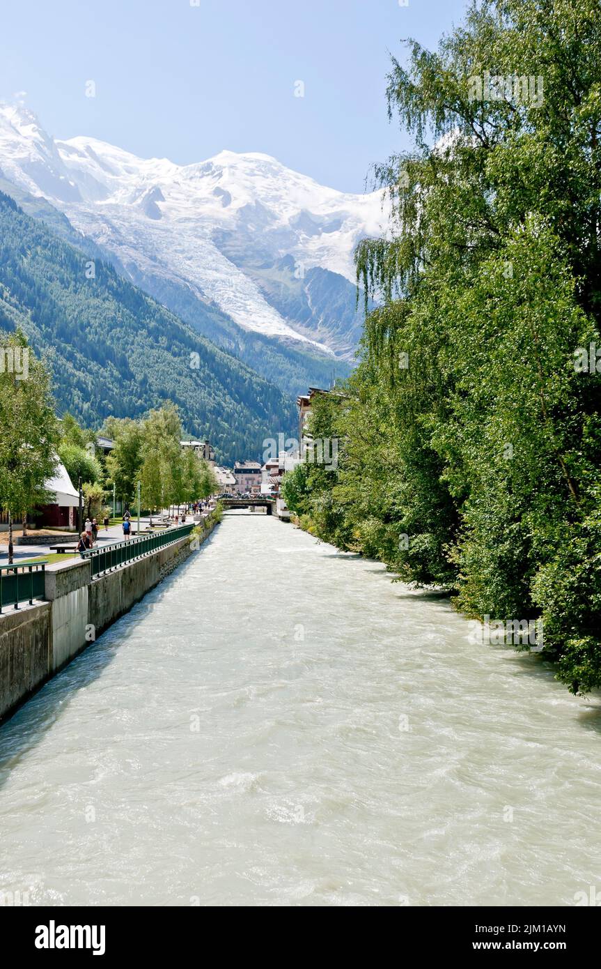 River Arve, Chamonix Mont-Blanc, France Stock Photo - Alamy