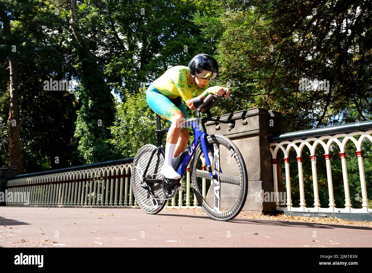 Australia's Georgia Baker during the Women's Individual Time Trial ...