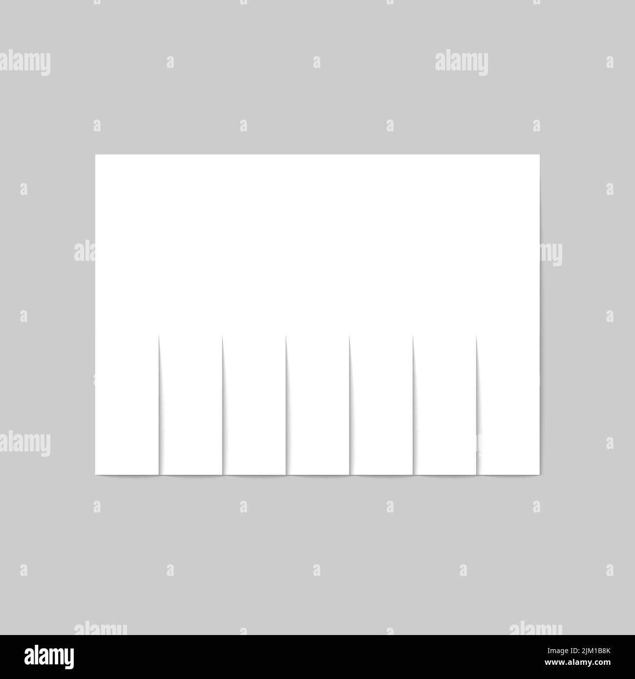 Street paper ad or announcement with tear-off stripes with phone number ...