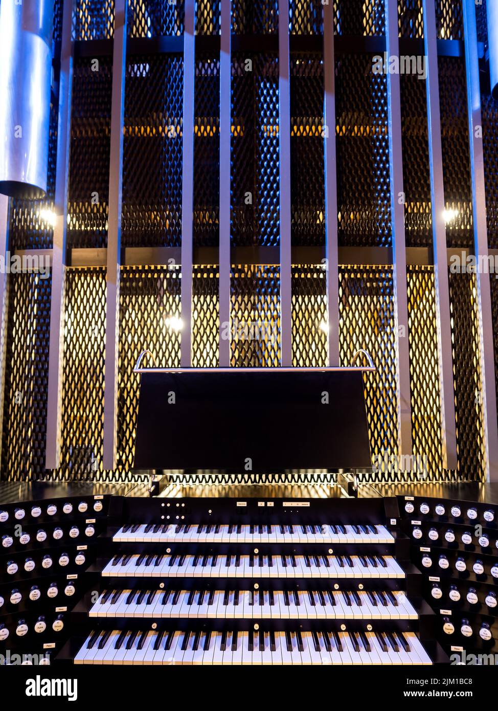 Pipe organ buttons hi-res stock photography and images - Alamy