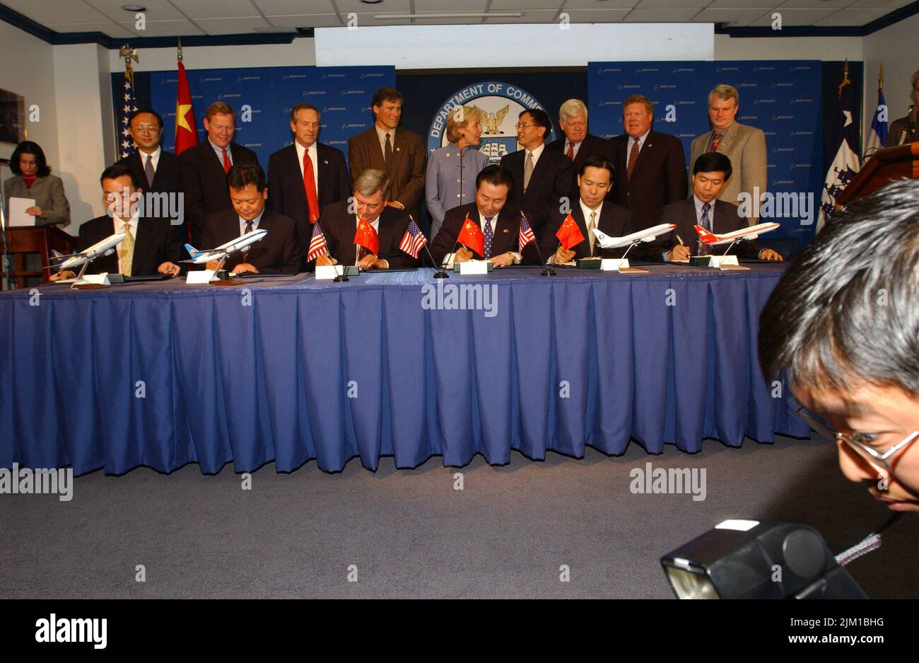Office of the Secretary - BOEING SIGNING CEREMONY Stock Photo - Alamy