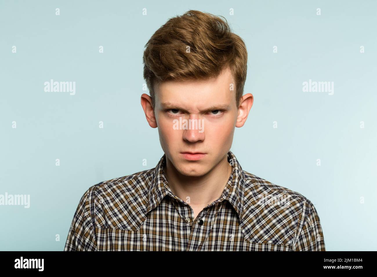 threatening intimidating man disrespect emotion Stock Photo - Alamy