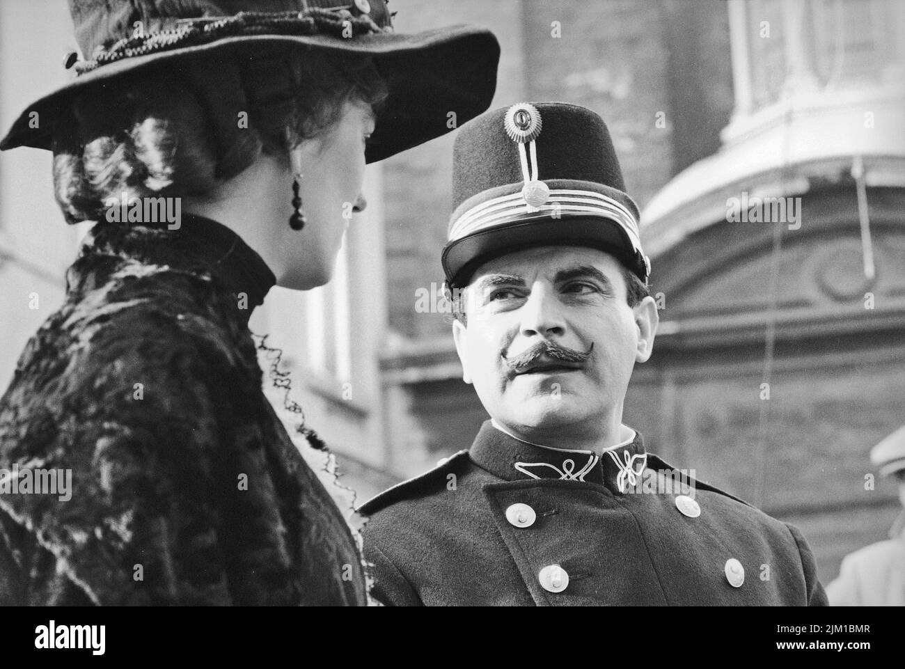 Brussels, Belgium - August 12, 1992: David Suchet actor with Anna ...