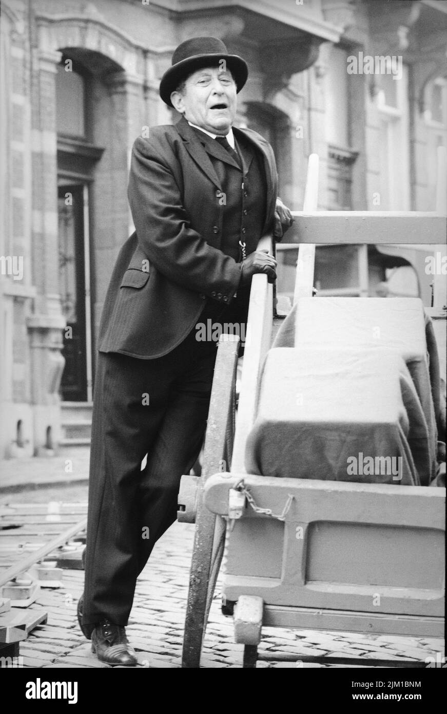 Brussels, Belgium - August 12, 1992: David de Keyser actor on the set ...