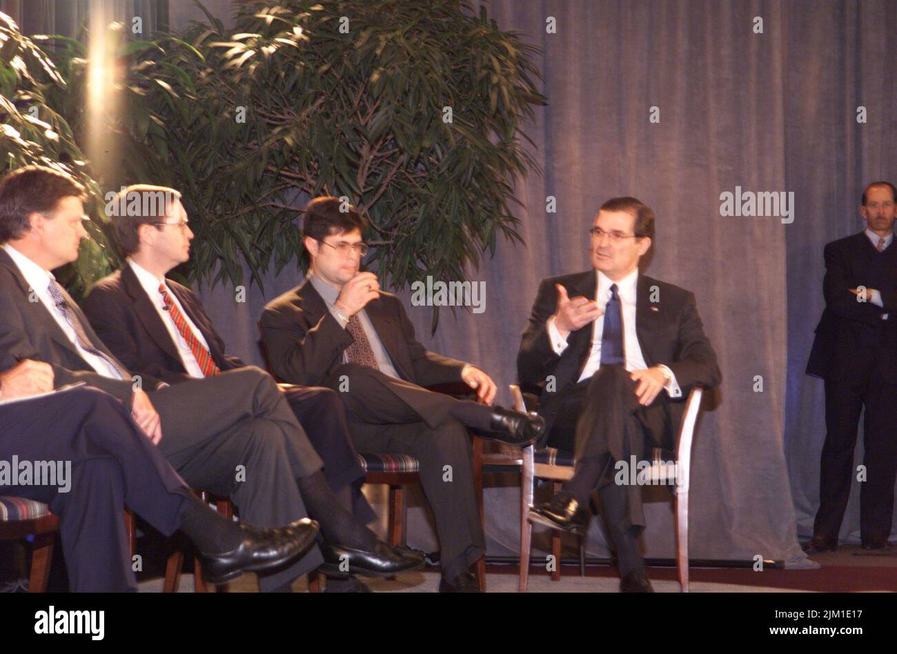 Office of the Secretary - SECRETARY DONALD EVANS AND (2) PRESIDENT ...