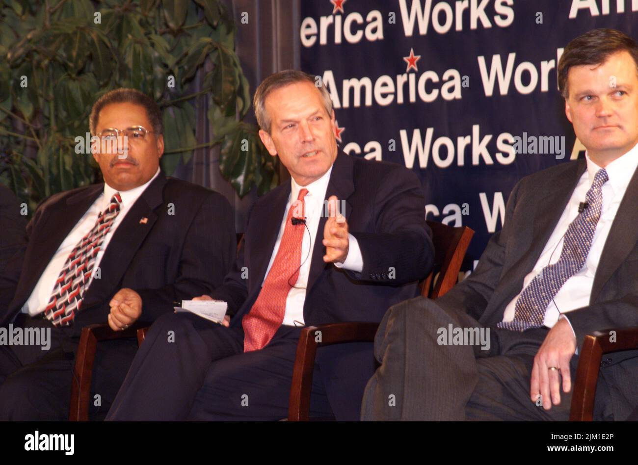 Office of the Secretary - SECRETARY DONALD EVANS AND (2) PRESIDENT ...