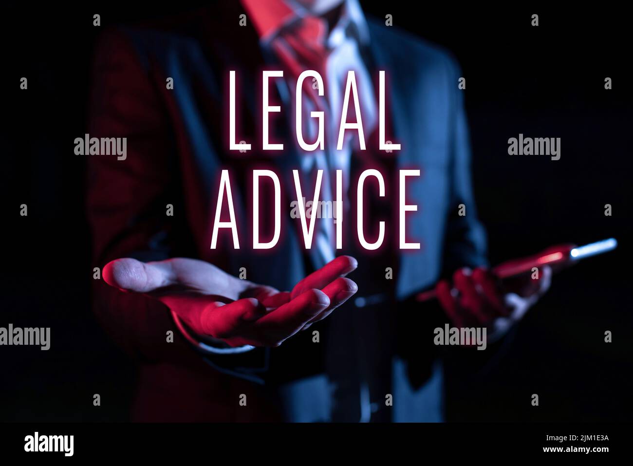 Text sign showing Legal Advice. Word for Lawyer opinion about law ...
