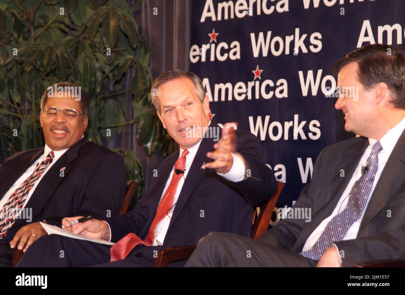 Office of the Secretary - SECRETARY DONALD EVANS AND (2) PRESIDENT ...
