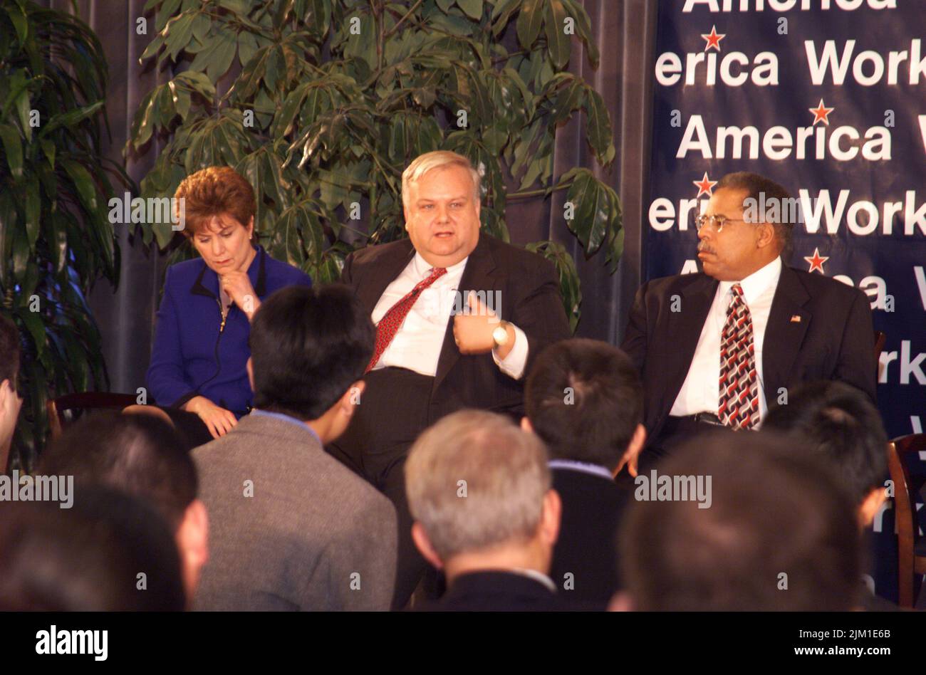 Office of the Secretary - SECRETARY DONALD EVANS AND (2) PRESIDENT ...
