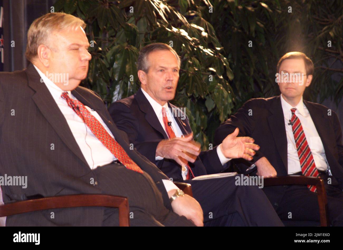Office of the Secretary - SECRETARY DONALD EVANS AND (2) PRESIDENT ...