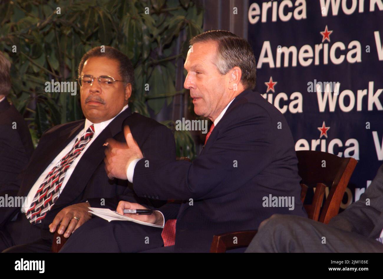 Office of the Secretary - SECRETARY DONALD EVANS AND (2) PRESIDENT ...