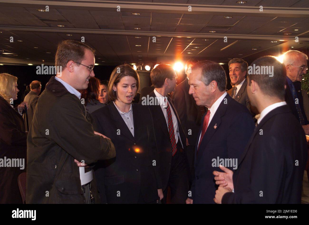 Office of the Secretary - SECRETARY DONALD EVANS AND (2) PRESIDENT ...
