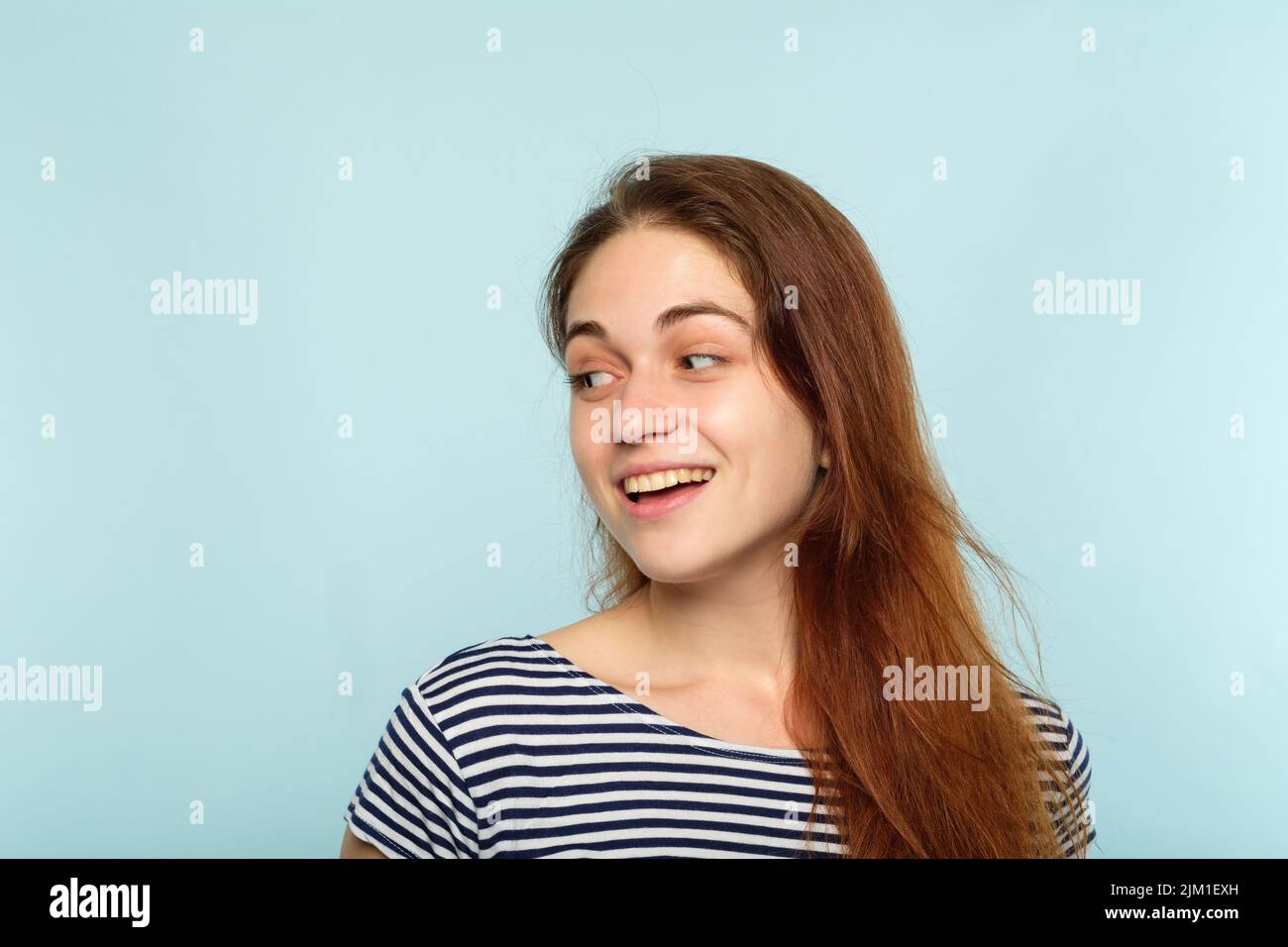 Girl portrait woman face emotion hi-res stock photography and images ...