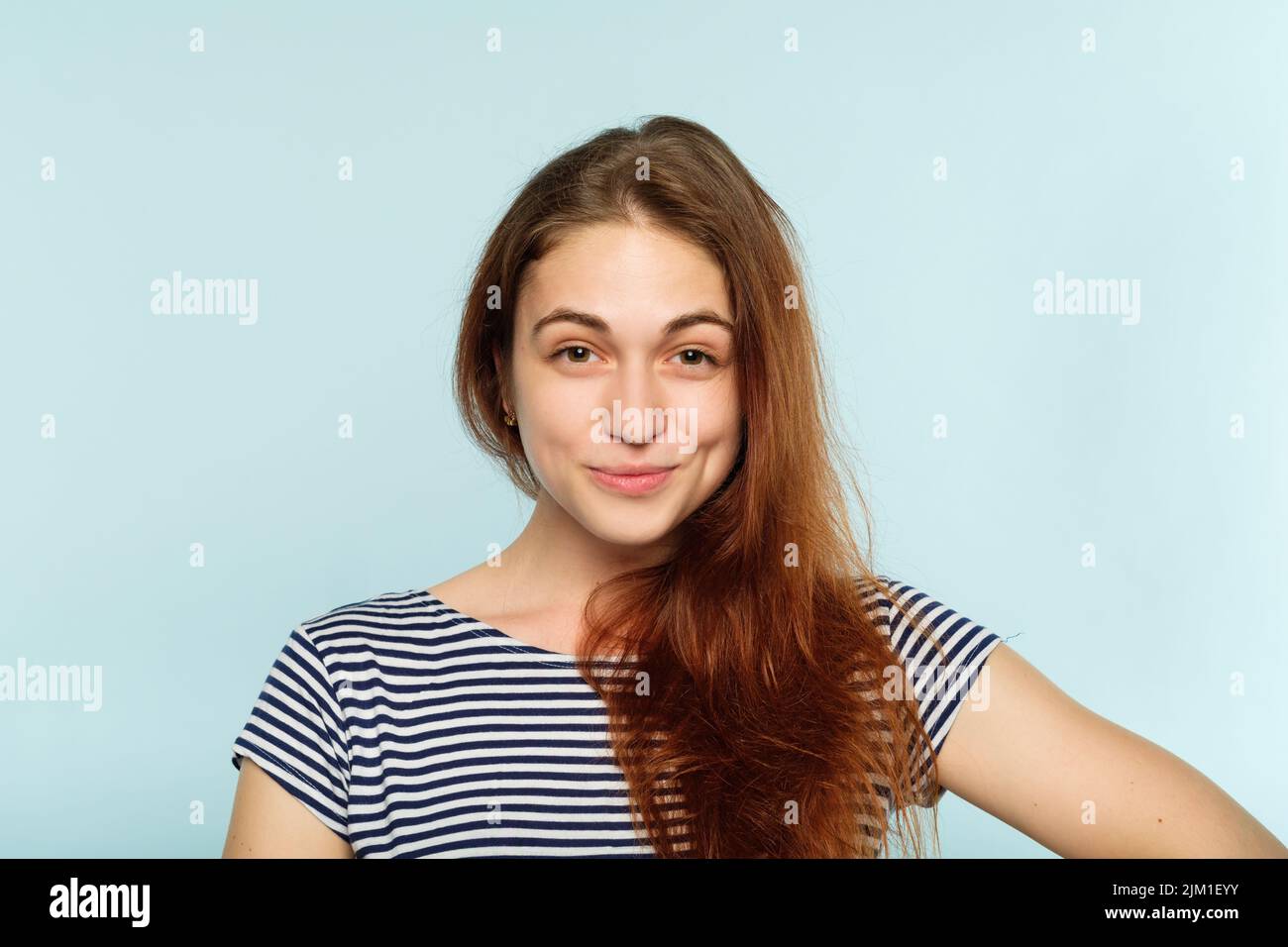 facial expression happy smiling joyful girl Stock Photo - Alamy