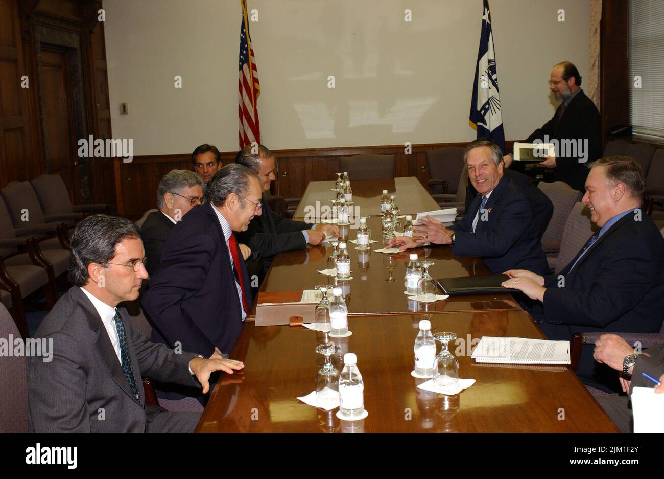 Office of the Secretary - SECRETARY DONALD EVANS WITH BRAZILIAN FOREIGN ...