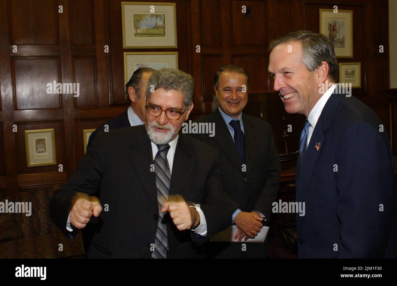Office of the Secretary - SECRETARY DONALD EVANS WITH BRAZILIAN FOREIGN ...