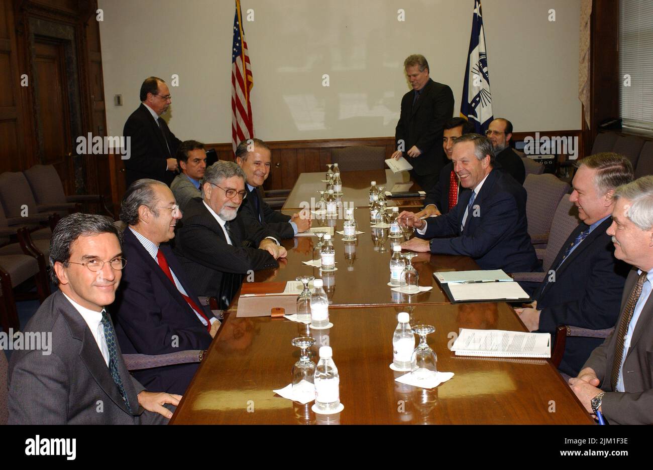 Office of the Secretary - SECRETARY DONALD EVANS WITH BRAZILIAN FOREIGN ...