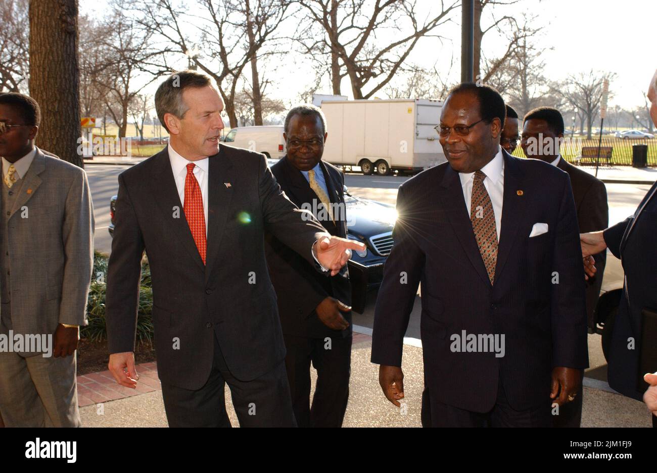 Office of the Secretary - SECRETARY DONALD EVANS WITH PRESIDENT OF ...