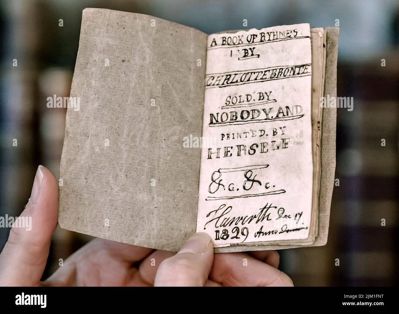 The last Charlotte Bronte miniature manuscript book known to be in ...