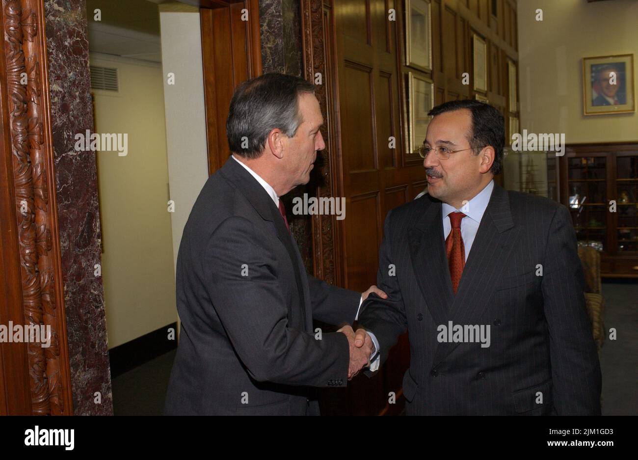 Office of the Secretary - SECRETARY DONALD EVANS MEETS WITH EGYPTIAN ...