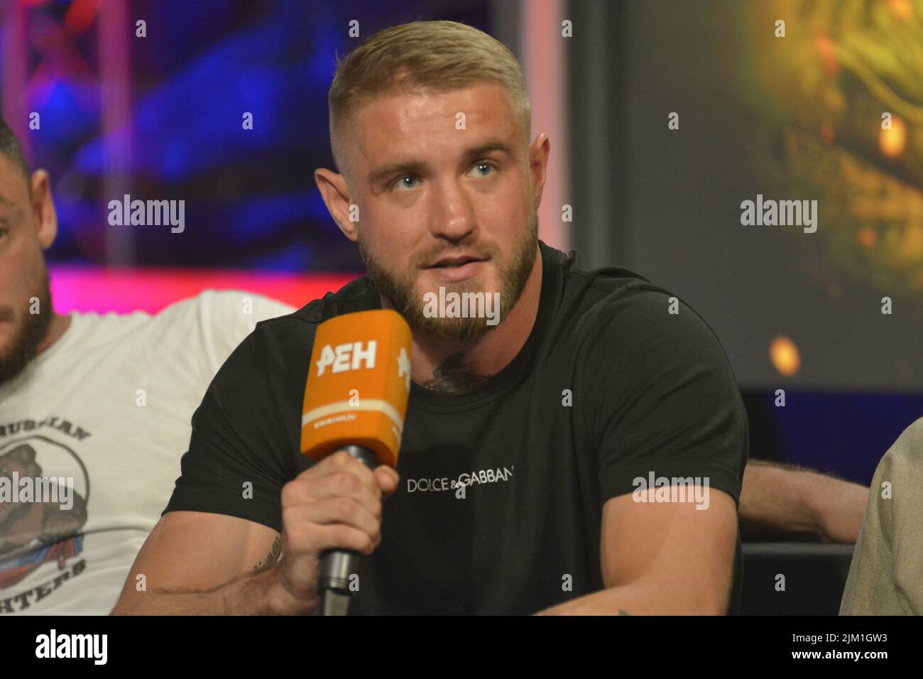 Press conference of the fight club REN-TV.Izvestia press center, Moscow ...