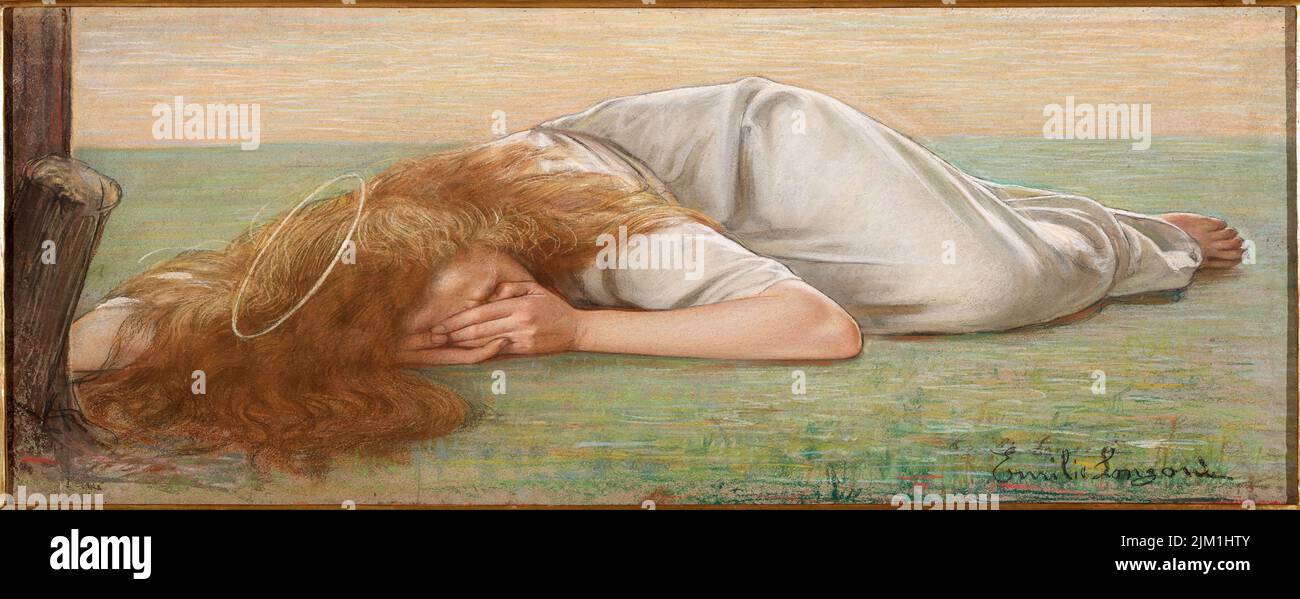 Mary Magdalene at the foot of the cross. Museum: Pinacoteca Fondazione ...